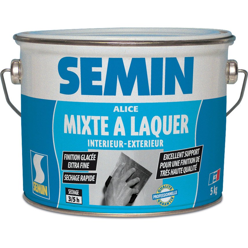 Enduit mixte gras à laquer alice pot de 5kg SEMIN - Destocka...