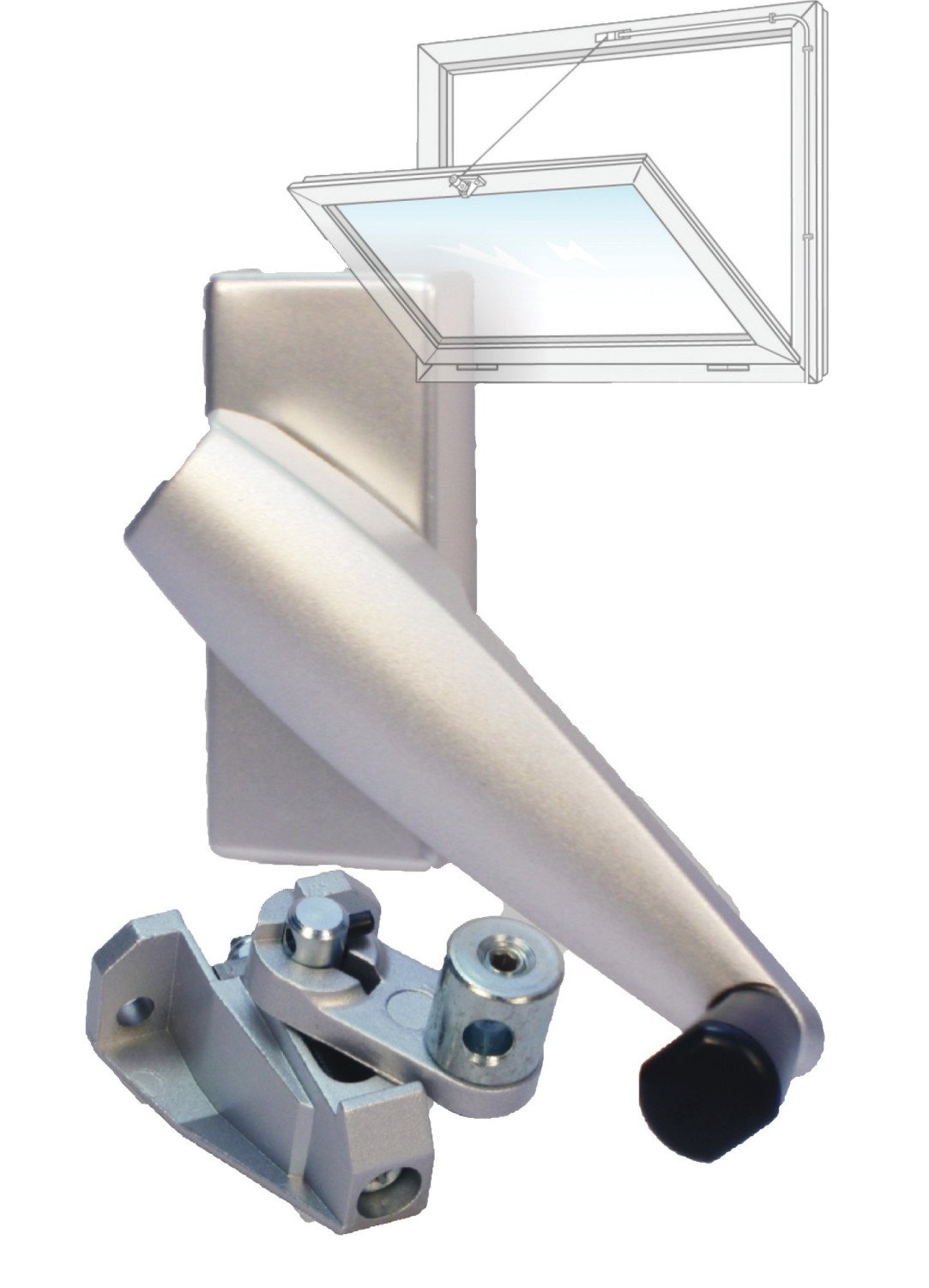 Ferme imposte MISTRAL 3 m blanc - COMTRA - BOXMIS030_BL - De...