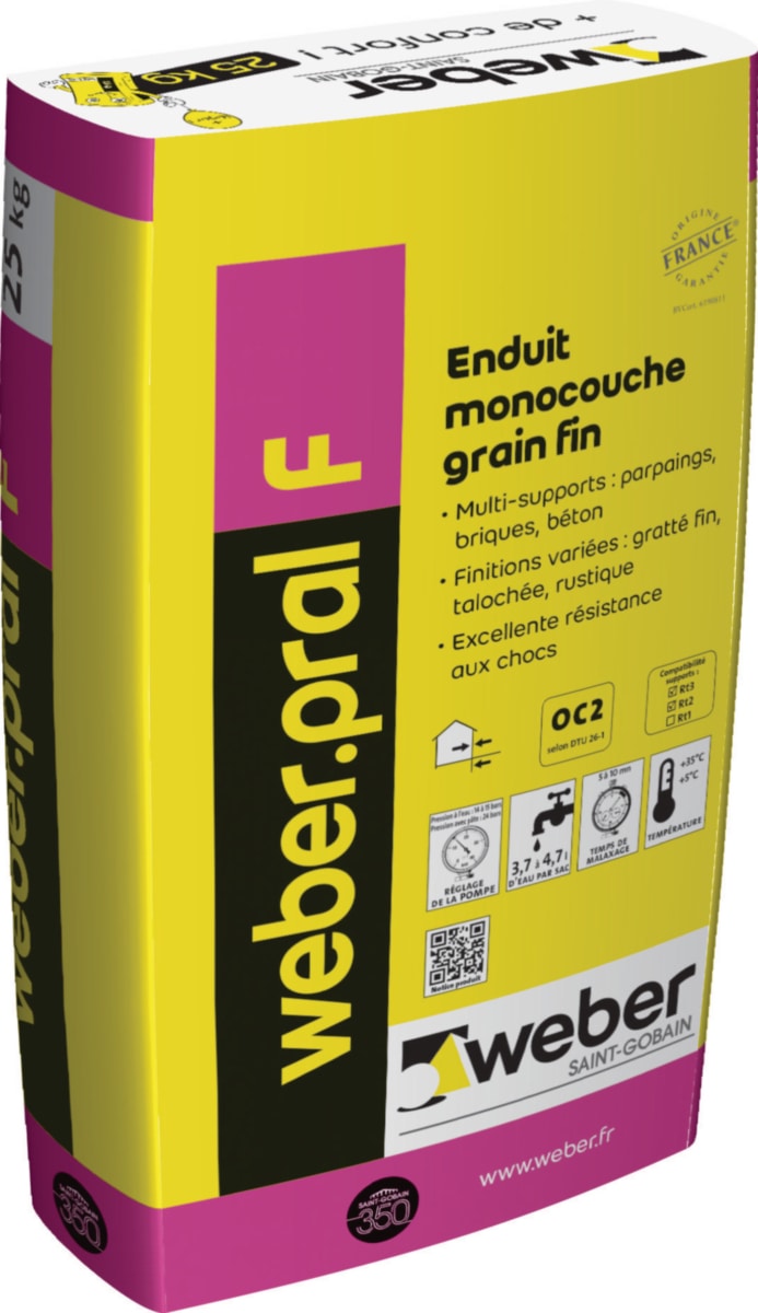 Enduit Facade Weber