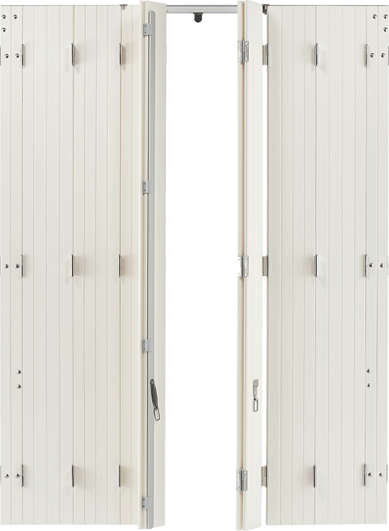 Persienne pvc blanc hauteur 1661mmxlongueur 825mm 6 vantaux...