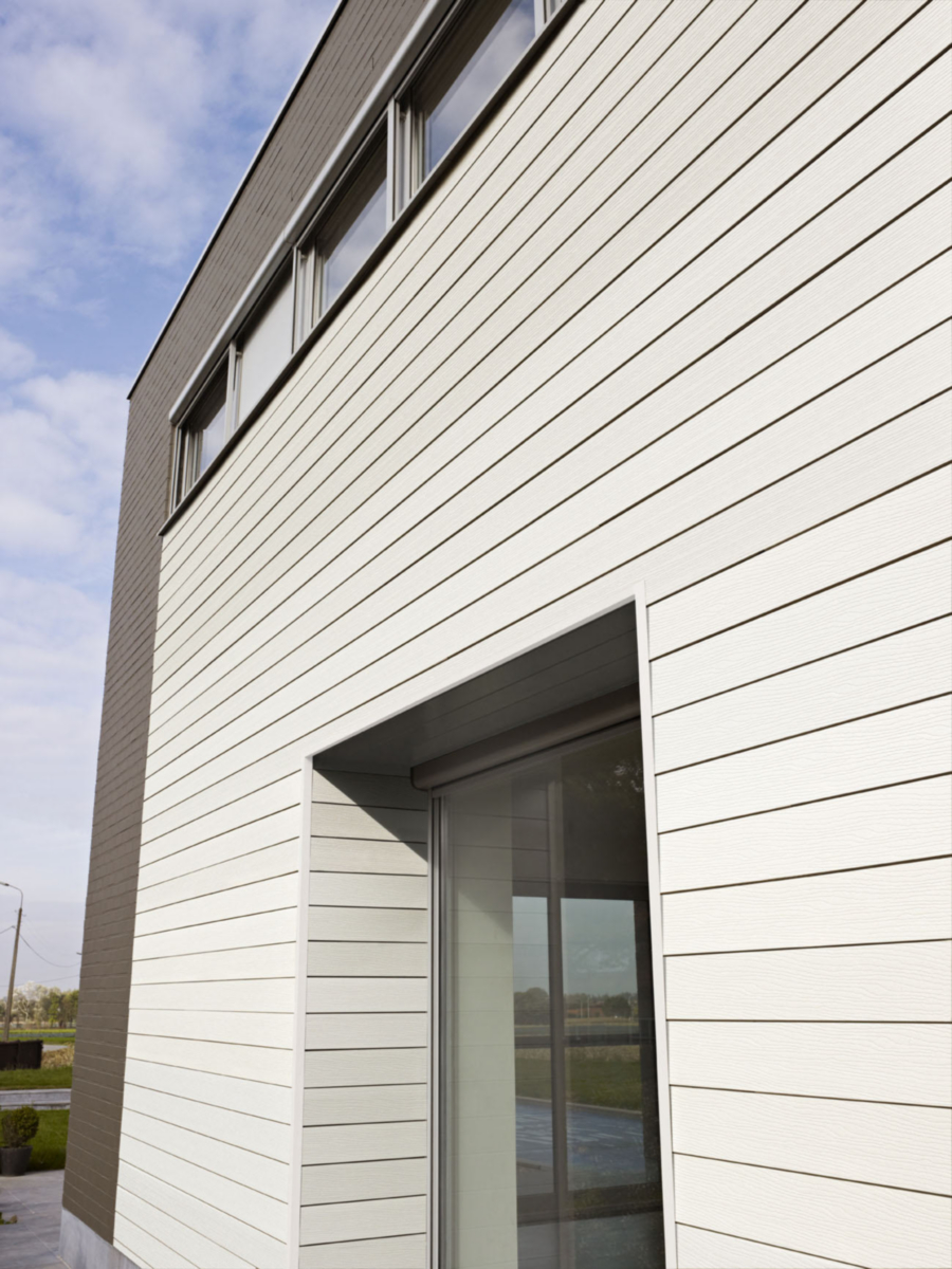 Bardage PVC FORTEX PRO 333 double clin à profil cannelure cr...