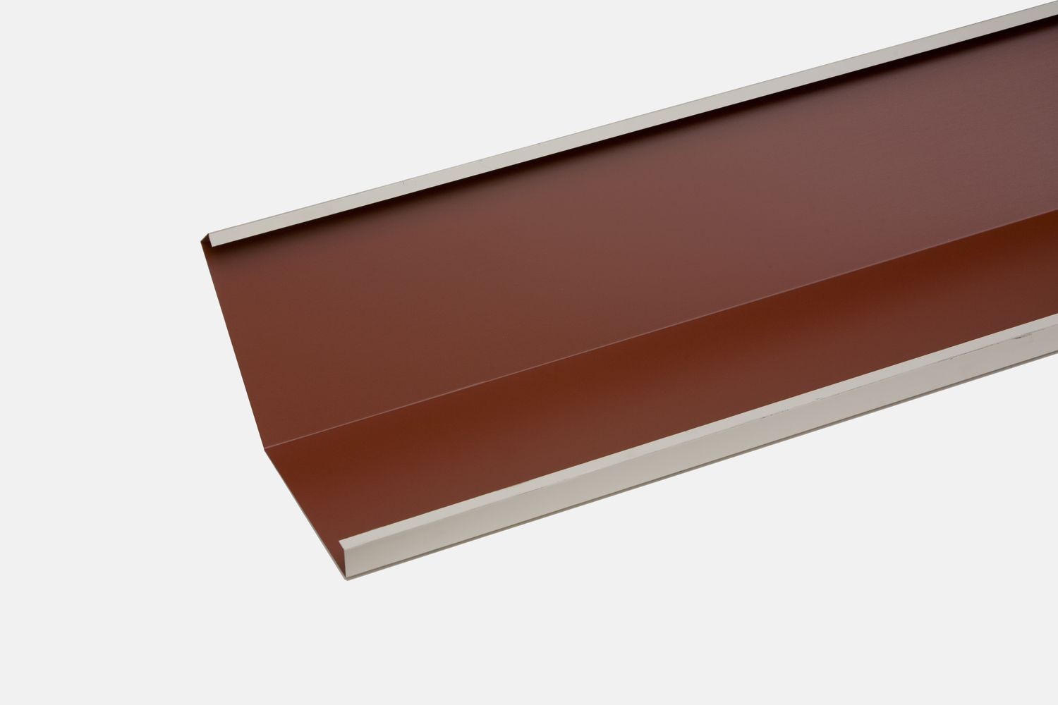 Noue conique pour couverture tuile ZINC laqué brun tuile épa...