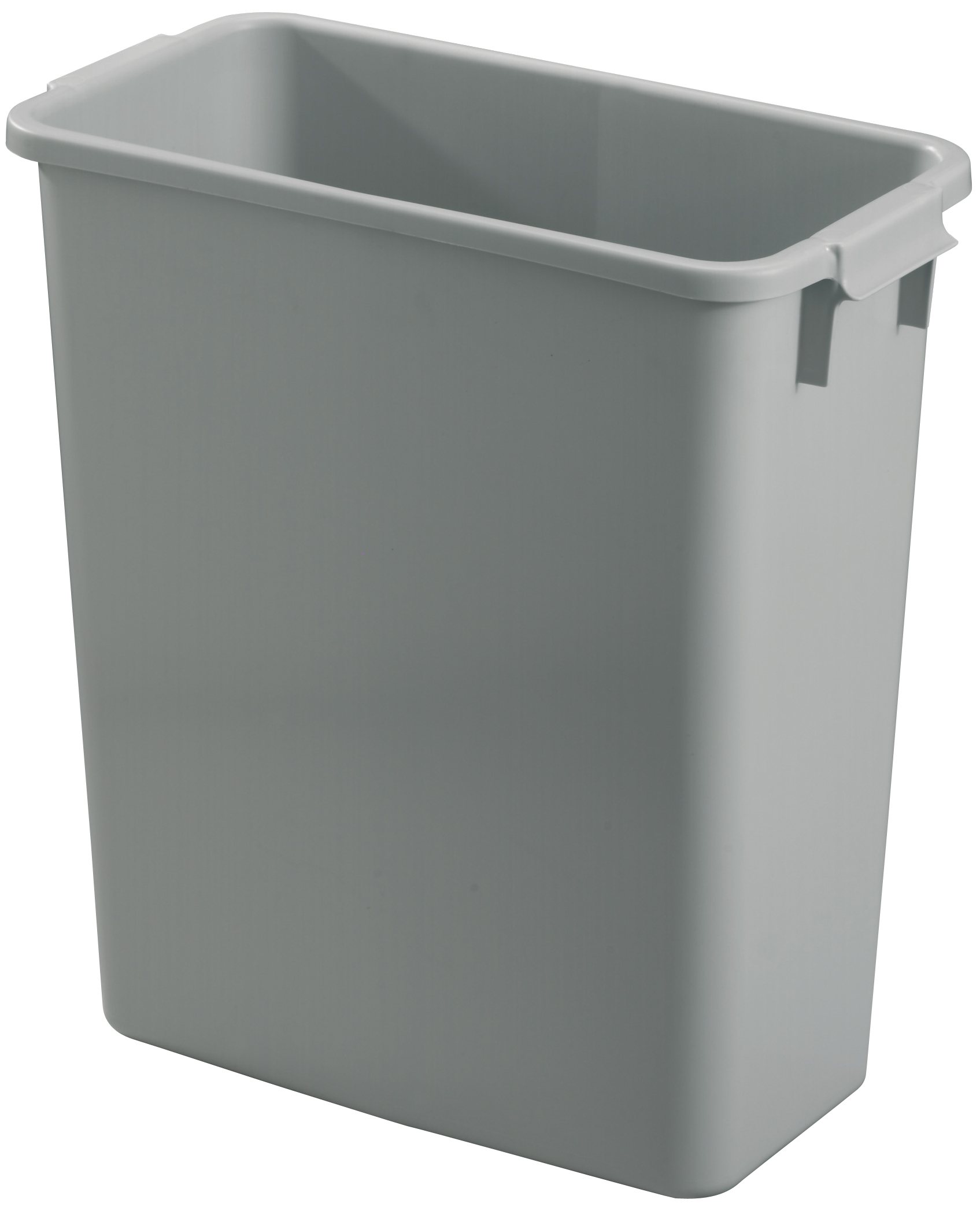 Poubelle de tri rectangulaire 60 Litres grise sans couvercle...